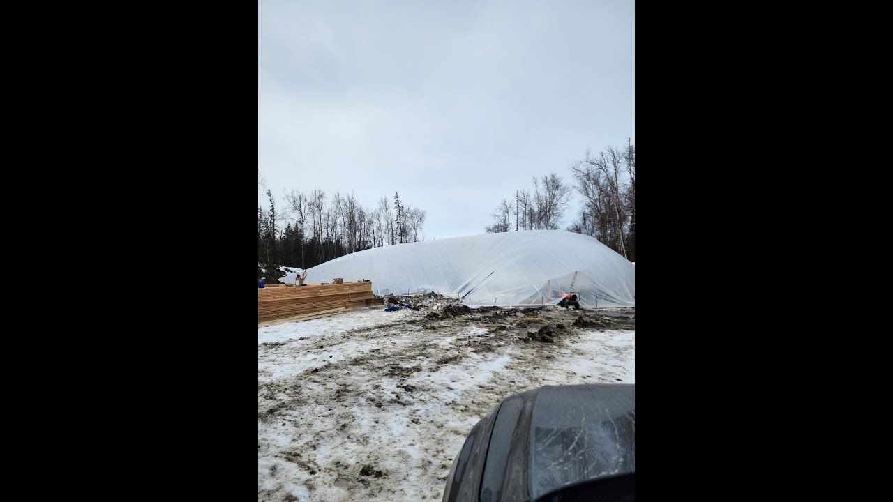 Update: Foundation tent and starting seeds - YouTube