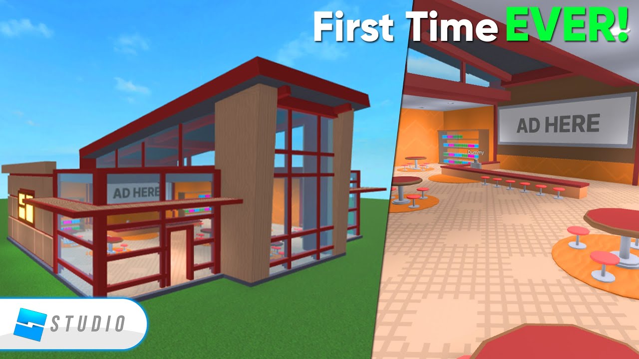My First Time Building a Café! How Did I Do? (Roblox Studio) - YouTube