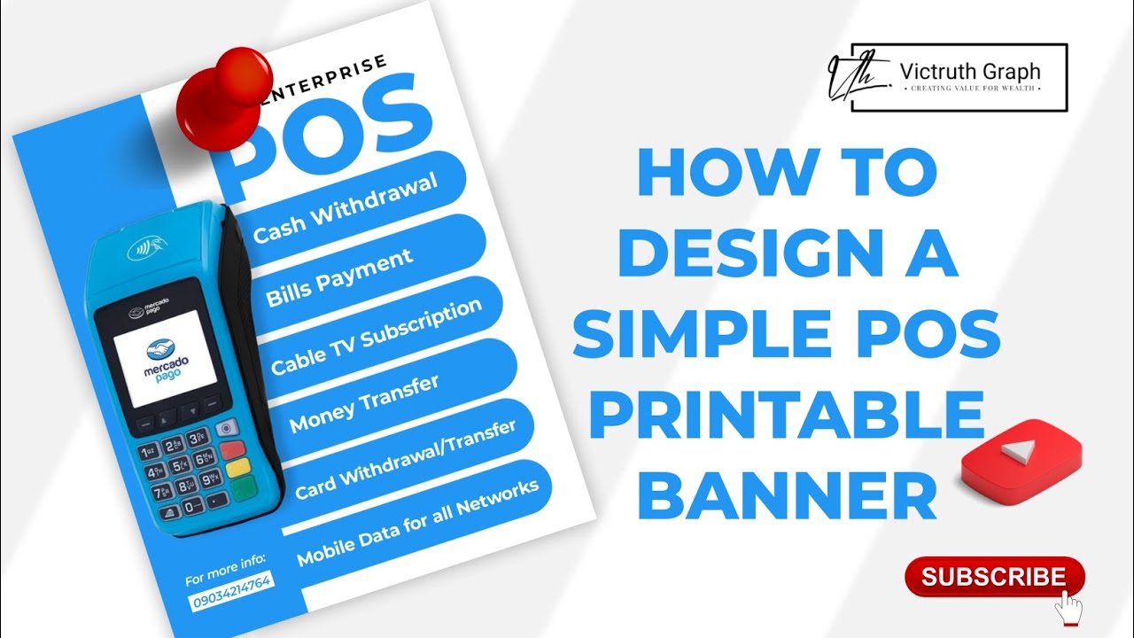 HOW TO DESIGN A SIMPLE POS PRINTABLE FLYER (Designer and POS vendors ...
