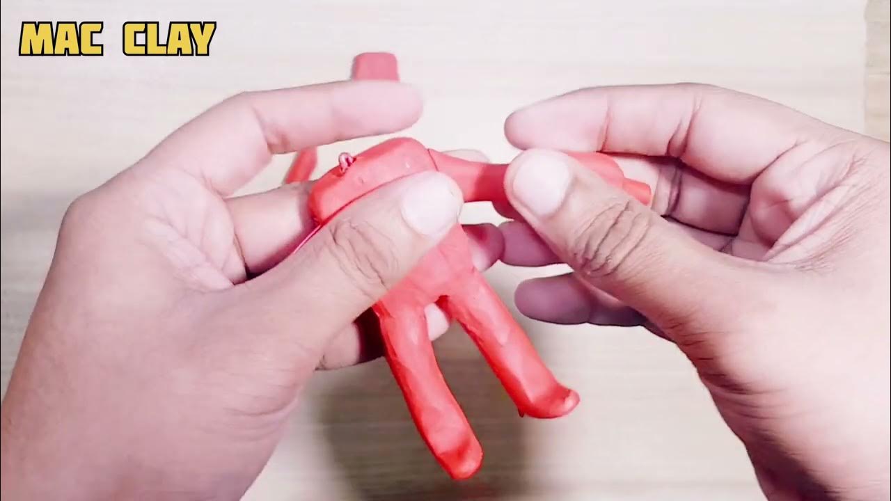 How to make clay figure of Garten of banban (banban) with polymer clay - YouTube