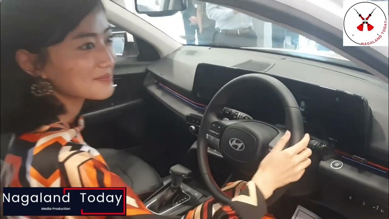 Bollywood film #anek actress Carol Andrea Kevichusa new car Verna from Hyundai Motor India ...