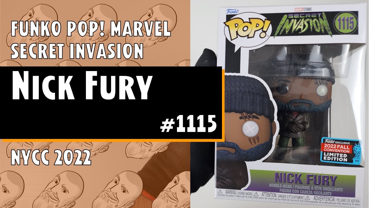 Funko Pop Secret Invasion - Nick Fury - 1115 - NYCC 2022 // Just One ...