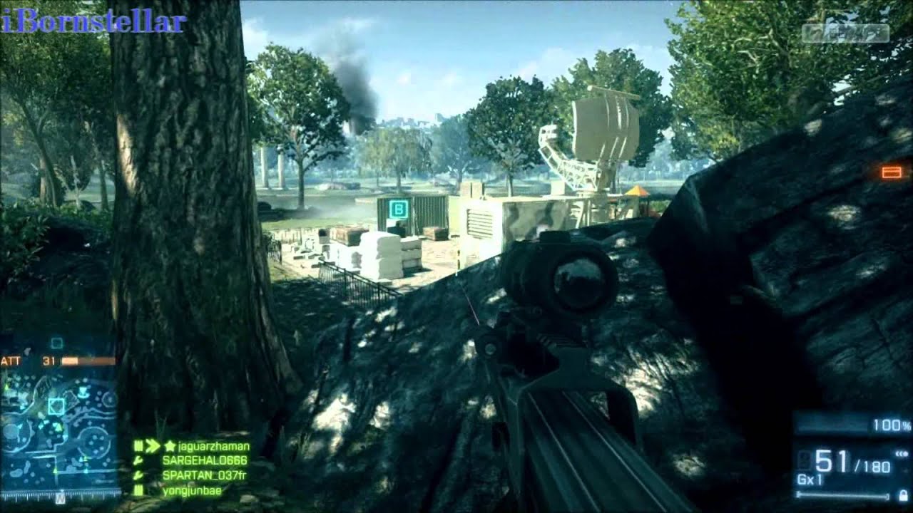 Battlefield 3 Beta P90 M145 Optical Scope Gameplay - YouTube