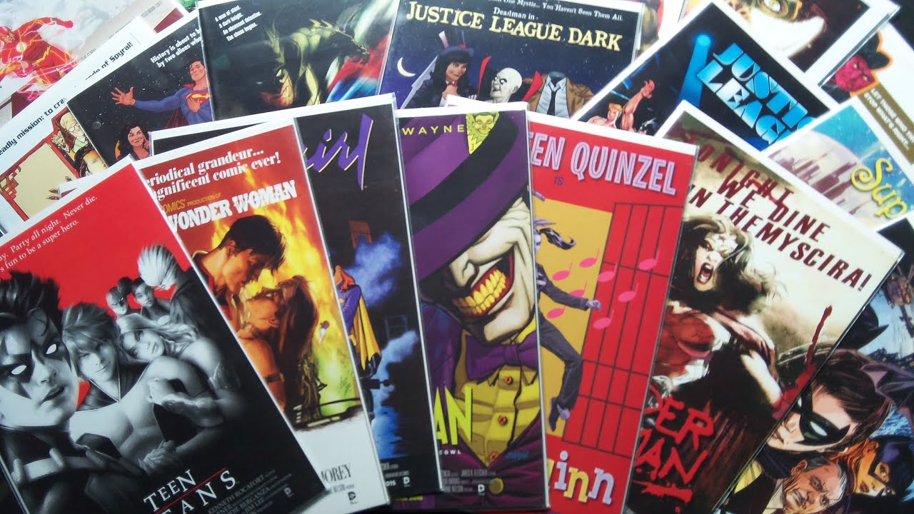 DC Comics Movie Variant Covers Back Issues Pickups 9/28/15 - YouTube