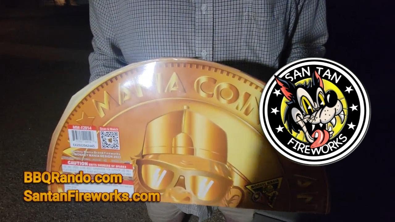 Mania Coin Fountain - Monkey Mania Fireworks - YouTube