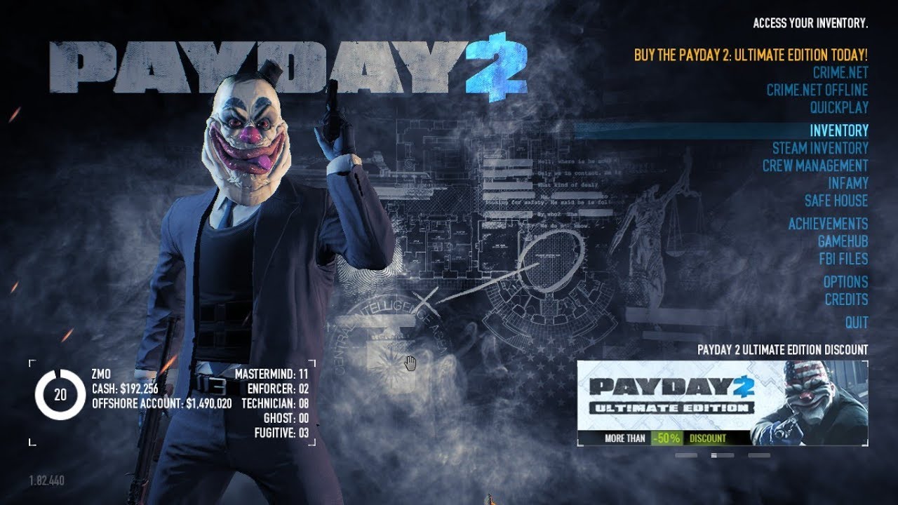 PAYDAY 2 - Bank Heist (Ultimate Noob Experience Crime.Net Online) - YouTube