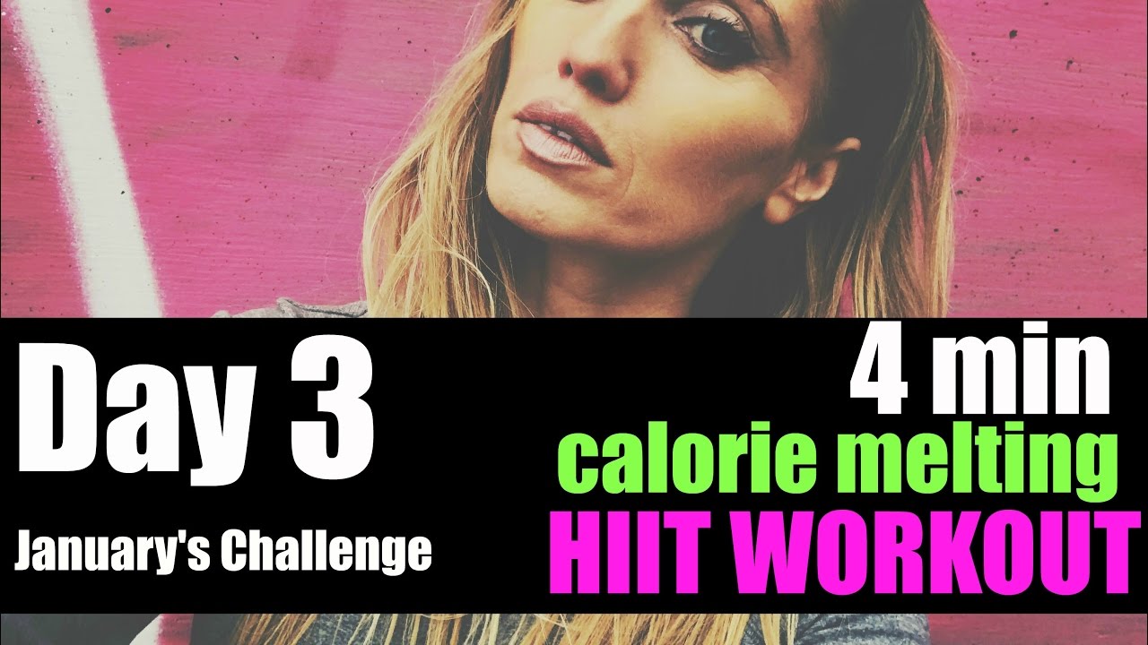 Calorie Melting 4 Minute Hiit Workout - suitable for every fitness ...