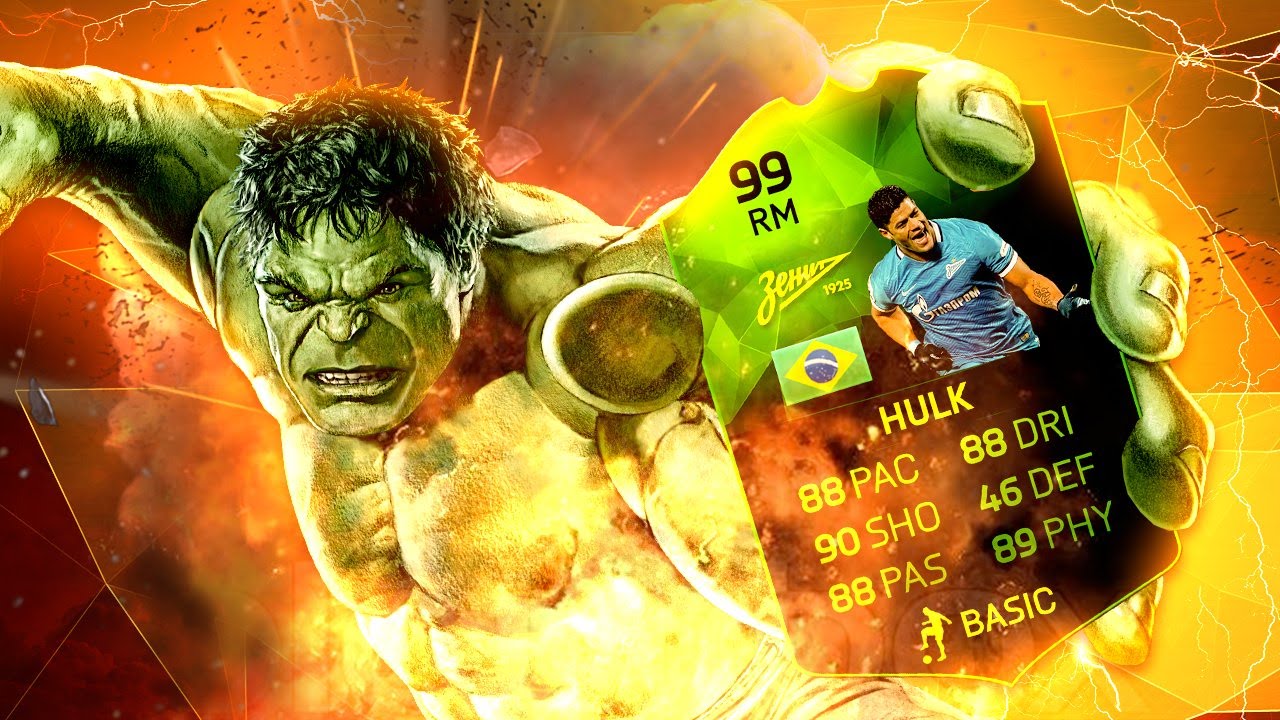 OMG THE INCREDIBLE HULK THE CRAZIEST FIFA CARD STATS! FIFA 16 ULTIMATE ...