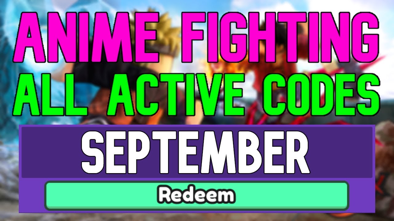 ALL NEW SEPTEMBER 2022 CODES FOR ANIME FIGHTING SIMULATOR! ROBLOX ...