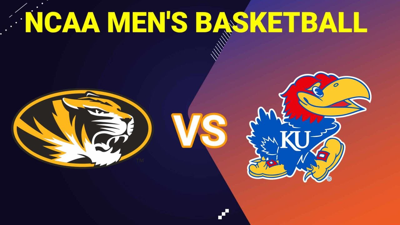 Missouri Tigers vs Kansas Jayhawks | 2024-2025 NCAA Men's Basketball ...