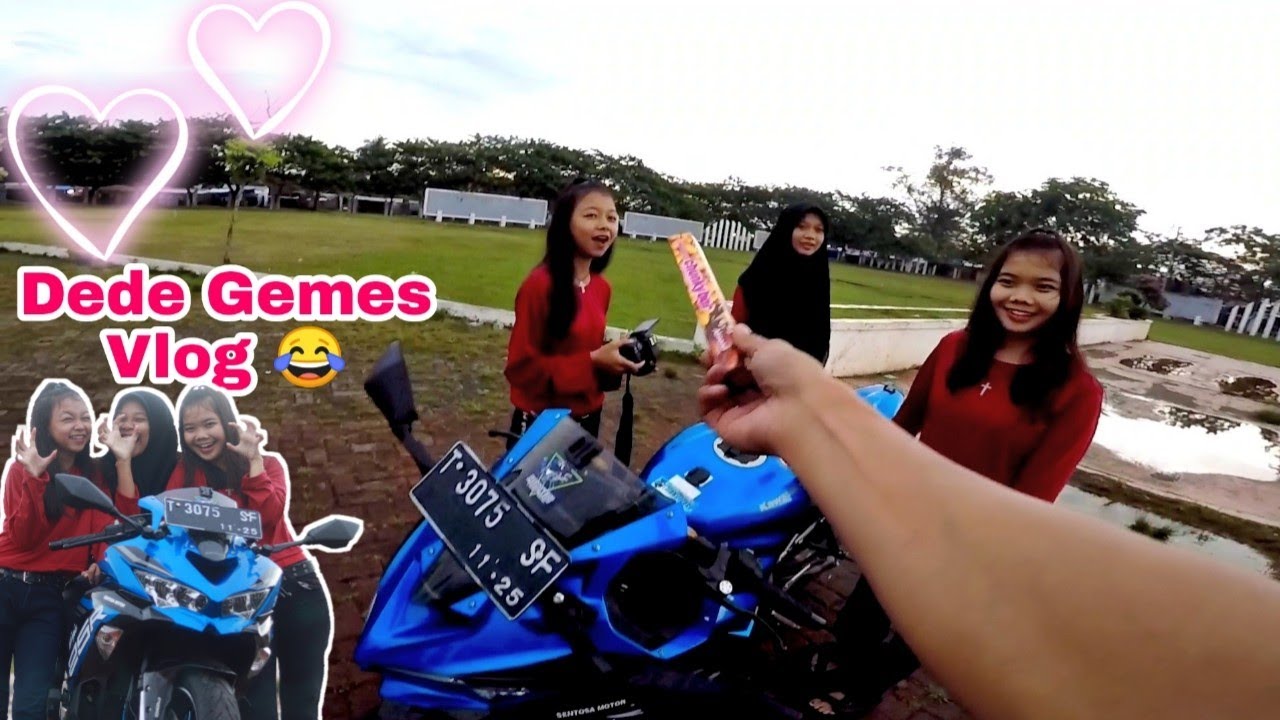 Bucin Vlog💝 Dede Gemes Pengen Foto Bareng Ninja Zx25r - YouTube