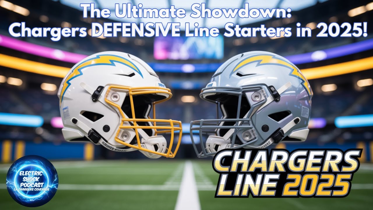 The Ultimate Showdown: Chargers DEFENSIVE Line Starters in 2025! - YouTube