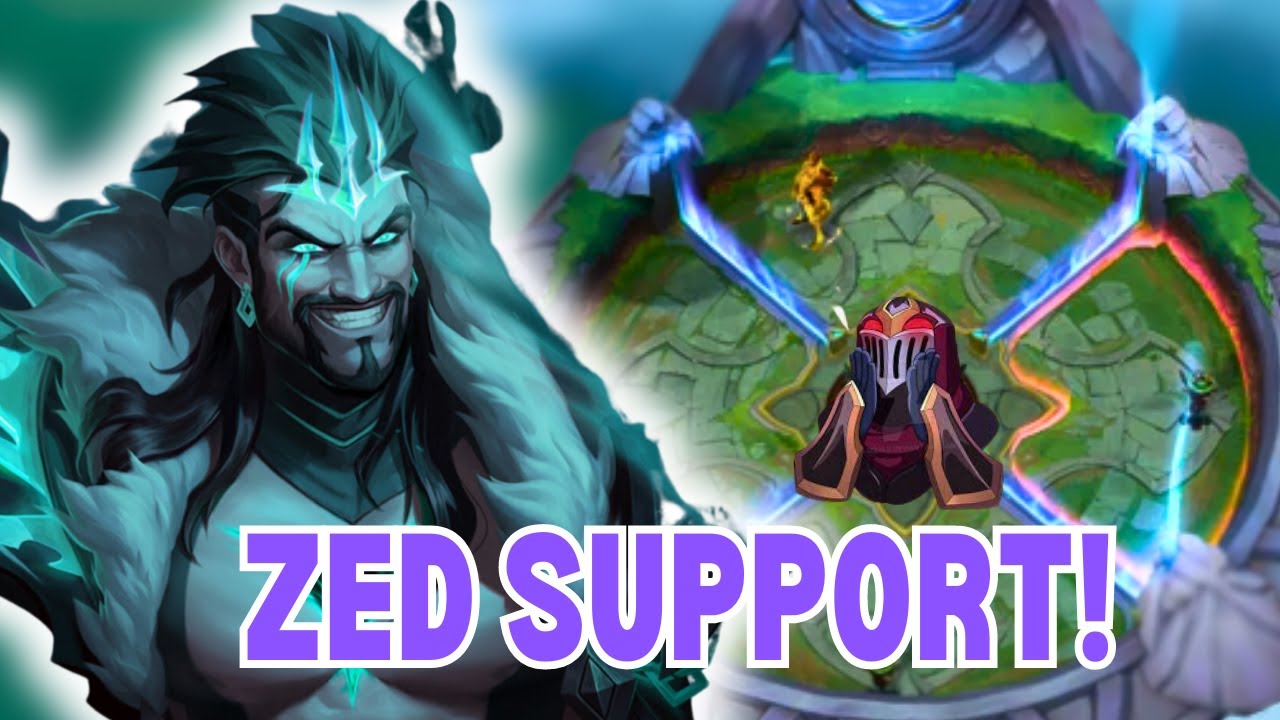 Support Zed Carries Draven to 6 Items (Zed Arena Gameplay) - YouTube