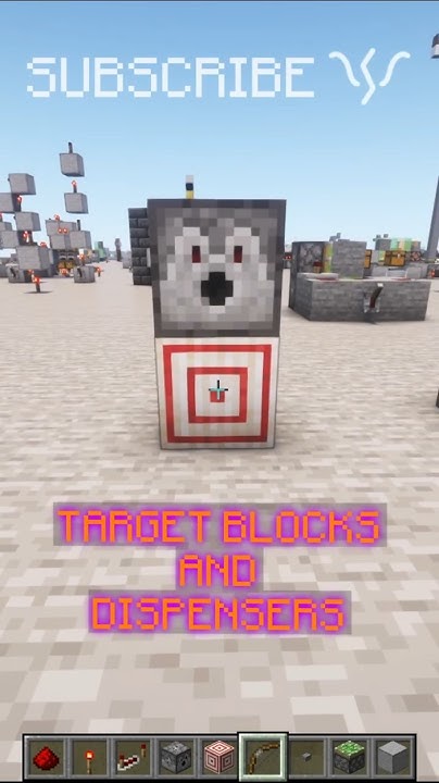 Use TARGET BLOCKS to SHOOT DISPENSERS and SEND ARROWS! | Redstone with ...
