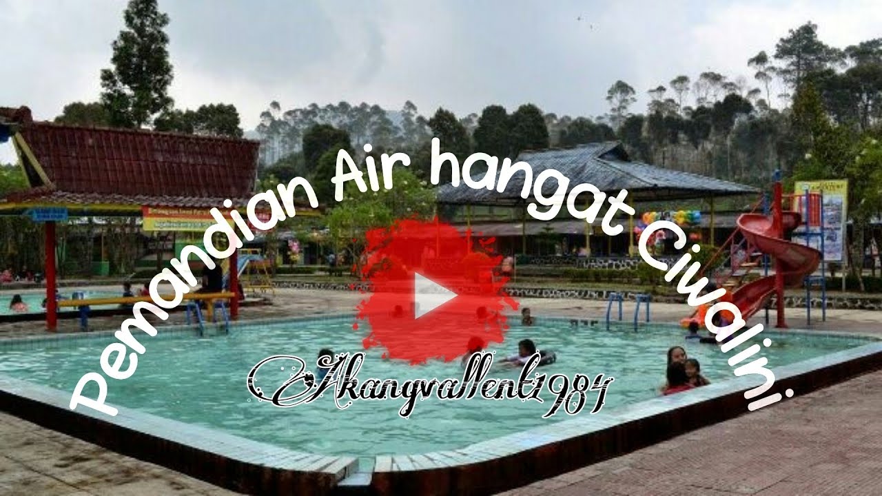 perjalanan wisata ke pemandian air hangat ciwalini - YouTube
