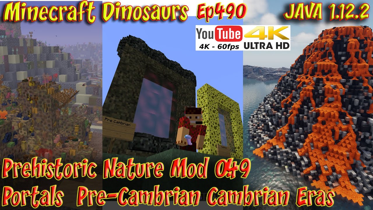 Prehistoric Nature Mod 0.49 Portals Pre-Cambrian Cambrian Eras ...