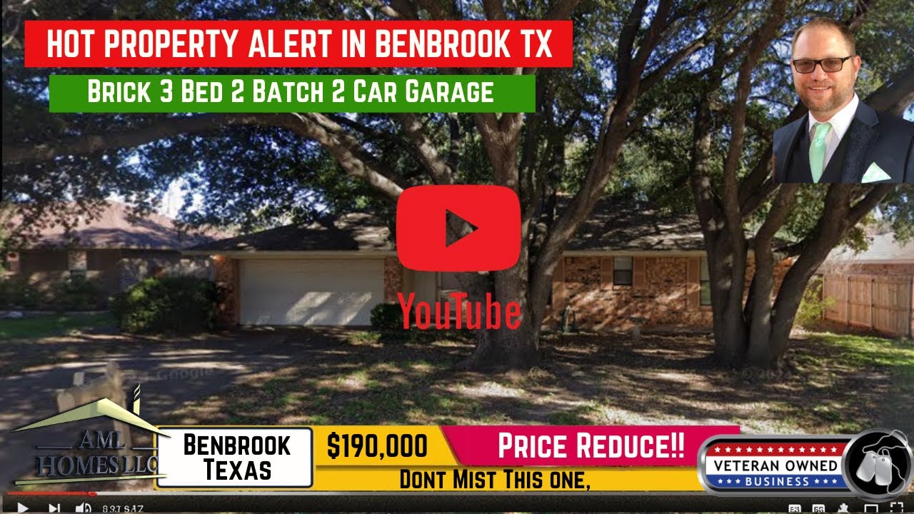 Hot Deal Alert! Brick 3 Bed, 2 Bath Investment Property in Benbrook, TX ...