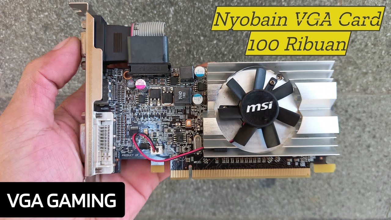 VGA Card MSI Radeon HD 6450 VS Intel HD Graphic - YouTube