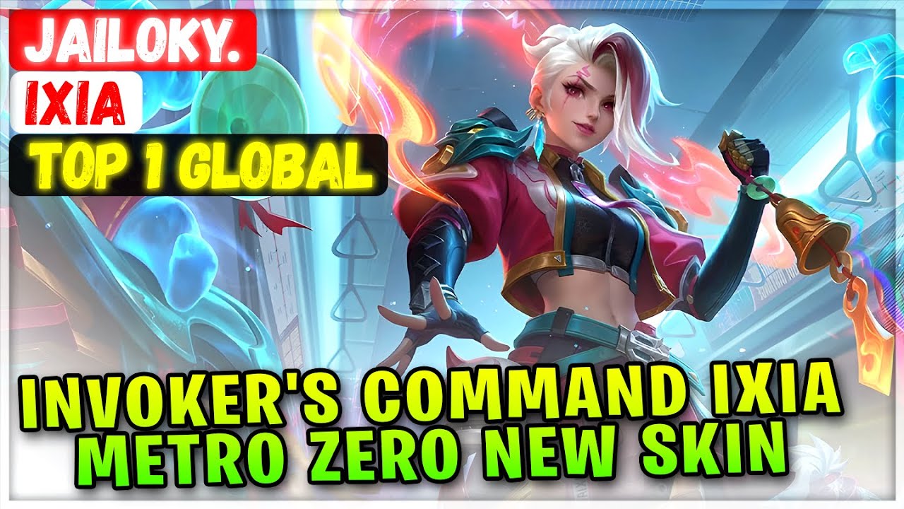 Invoker's Command Ixia Metro Zero New Skin Gameplay [ Top Global Ixia ...