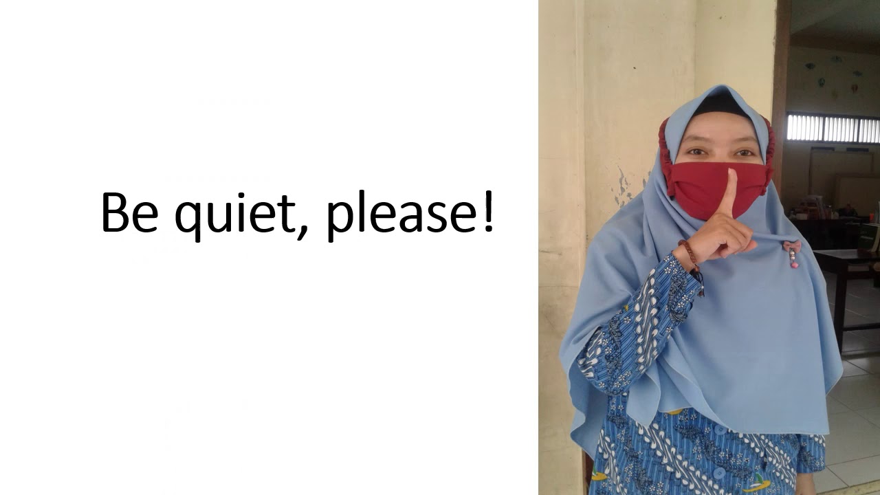 Bahasa Inggris kelas 3 - be quite please - command - part 1 - YouTube