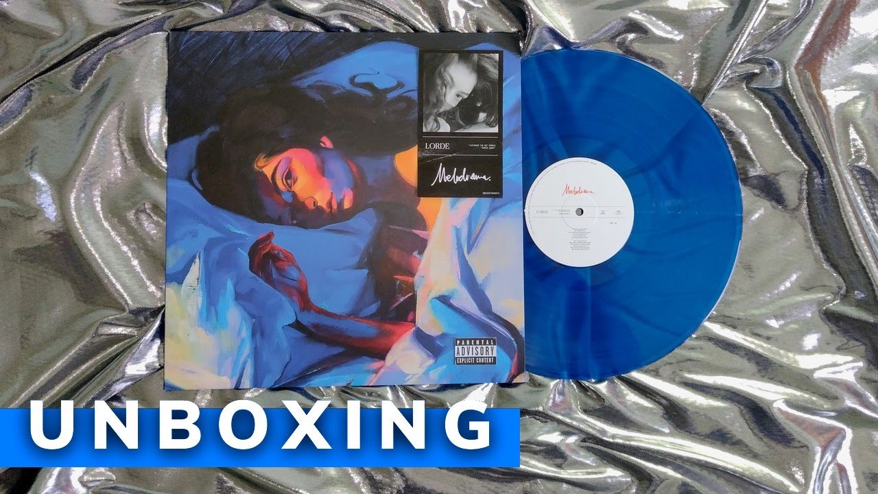 LORDE - Melodrama Deluxe (Royal Blue Vinyl) | UNBOXING - YouTube