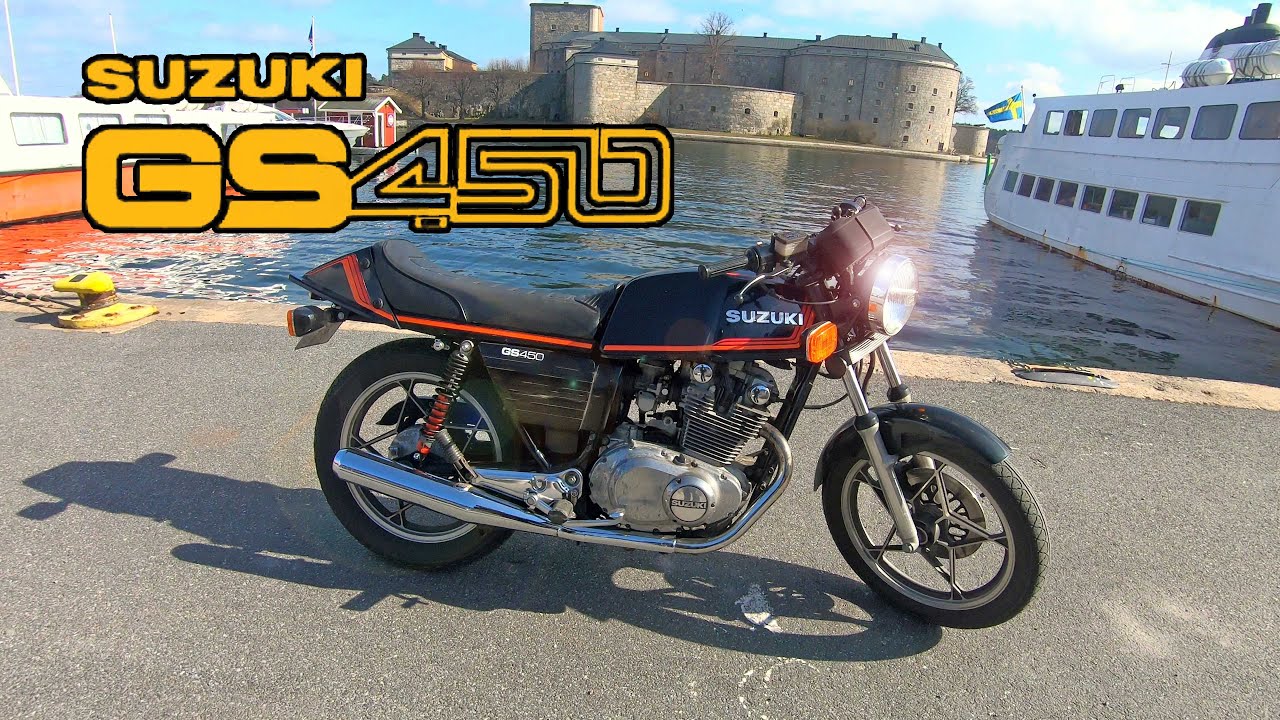 Suzuki GS450 1981 - Twisty roads - Bogesundsvägen - YouTube