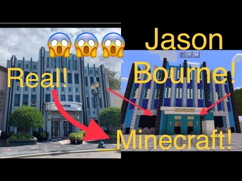 The Bourne Stuntacular In Minecraft!!(Universal Studios) - YouTube