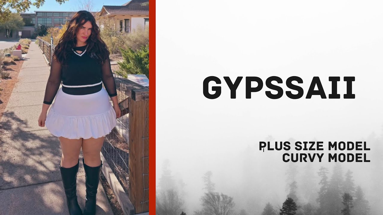 Gypssaii Ana M. Moreno plus size model / curvy model - YouTube