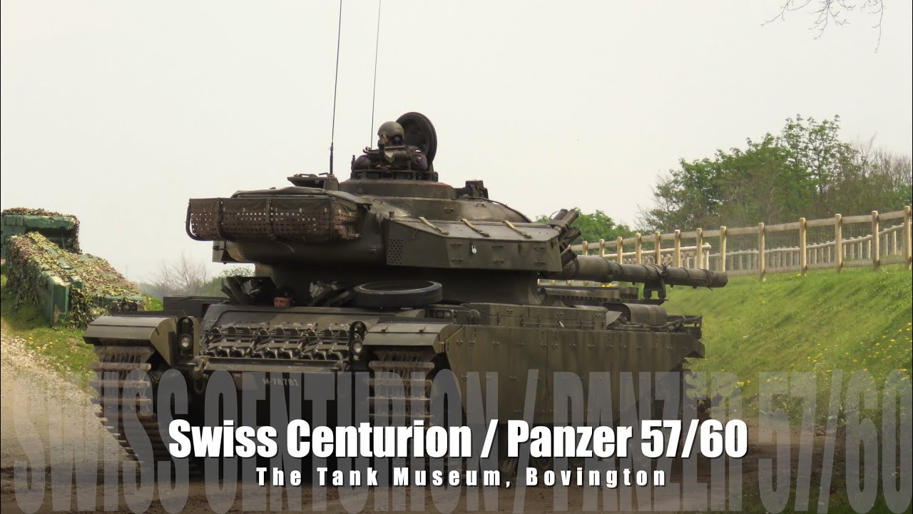 Swiss Centurion Tank - The Tank Museum Spring Tiger Day 2022 - YouTube