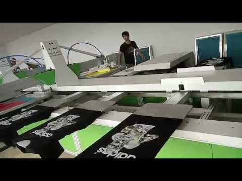Oval Automatic Printing Machine - YouTube