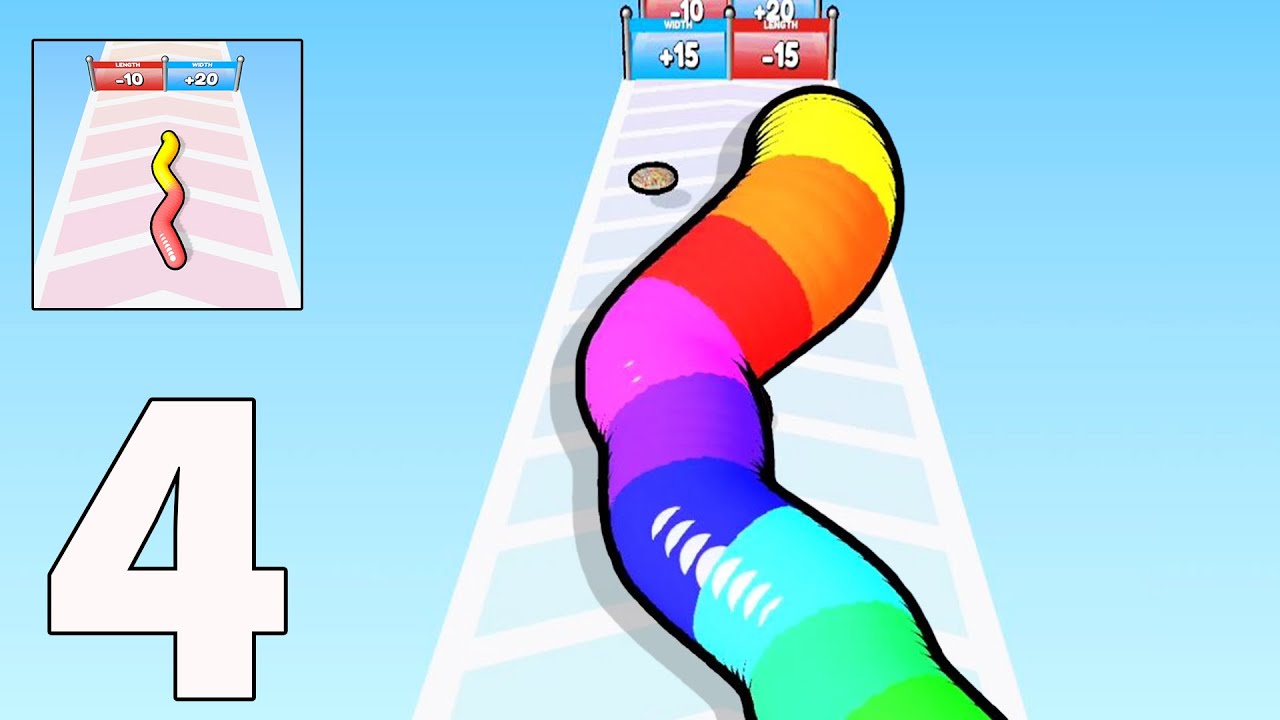 Gummy Worm Go Walkthrough Levels 168-170 - YouTube