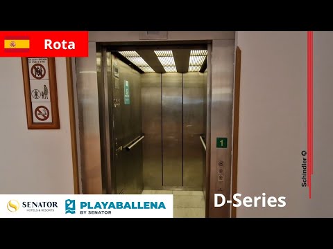Nice Schindler D-Series Traction elevator @ Playaballena Aquapark & Spa ...