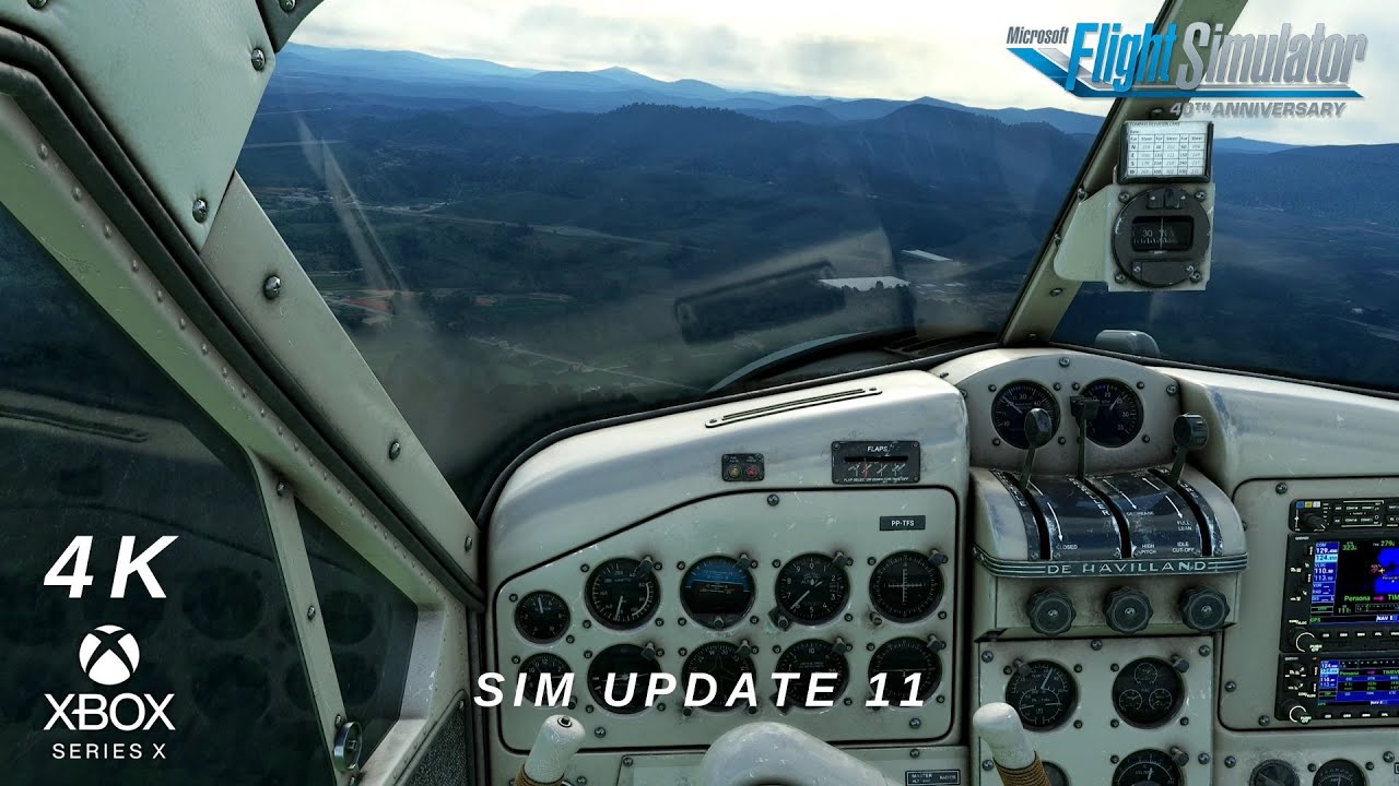 |4k| MSFS 40th Edition - Flying a De Havilland DHC-2 Beaver | Sim Update 11 | Xbox Series X ...