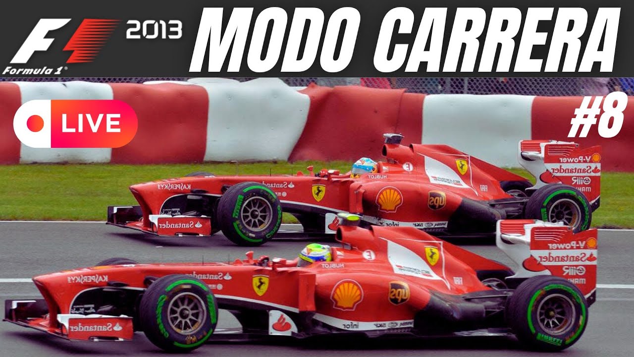 F1 2013 en DIRECTO | Modo CARRERA en FERRARI, la RECTA FINAL #8 - YouTube