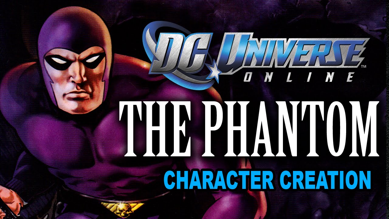The Phantom - DC Universe Online - Character Creation - YouTube