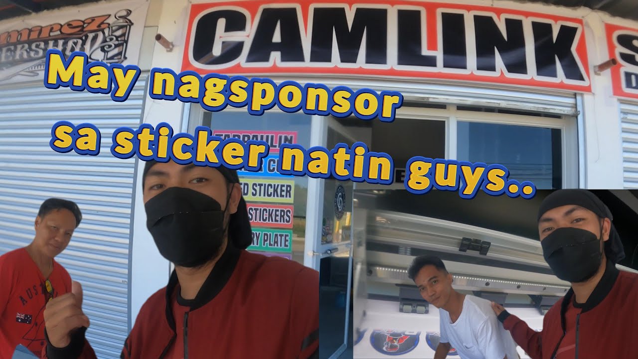 CAMLINK STICKER DESIGN ANG UNANG NAGSPONSOR SA ATIN. THANK YOU LORD ...