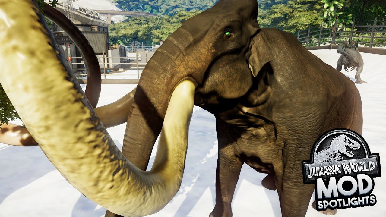 A WORKING MAMMOTH MOD IN EVOLUTION! | Jurassic World: Evolution Mod ...