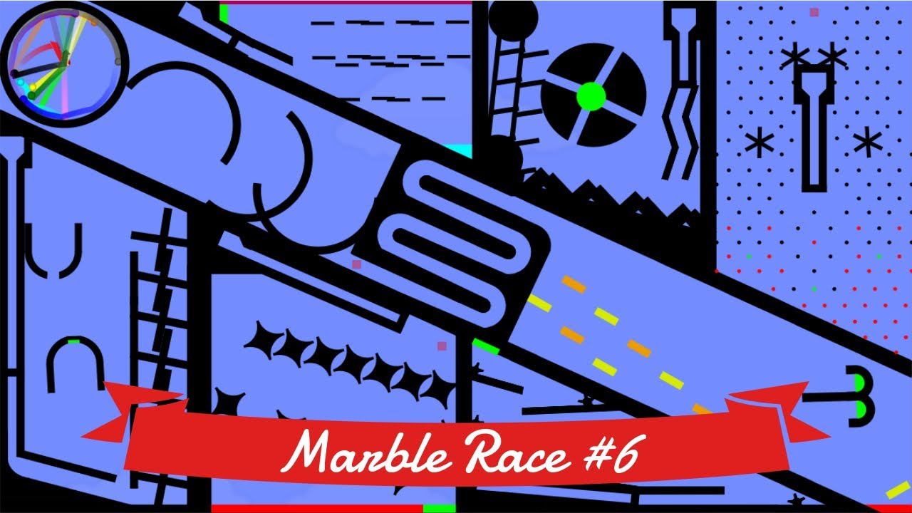 Marble Race #6: Elimination - 12 colors | Bouncy Marble - YouTube