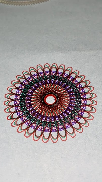 So amazing multi colour mixed😍#shorts #shortfeed #reels #2024 #spirograph - YouTube