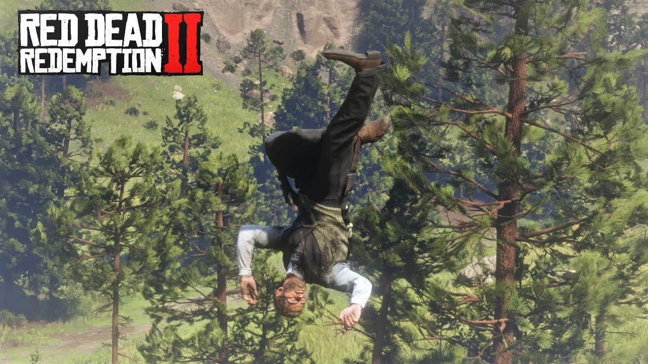 RDR2 is cursed with low gravity... - YouTube
