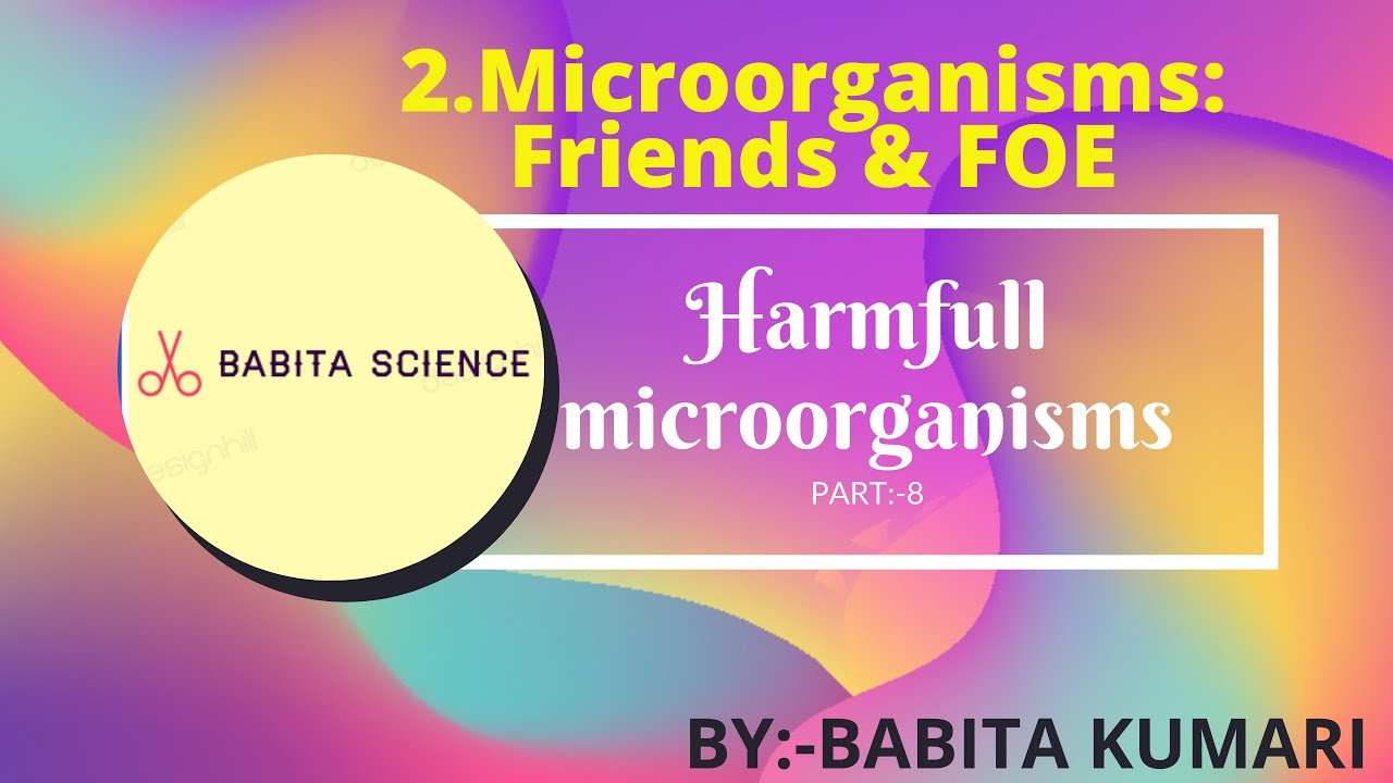 Class:-8 science|| Ch:-2|| HARMFUL MICROORGANISMS|| PART:-8|| BY ...