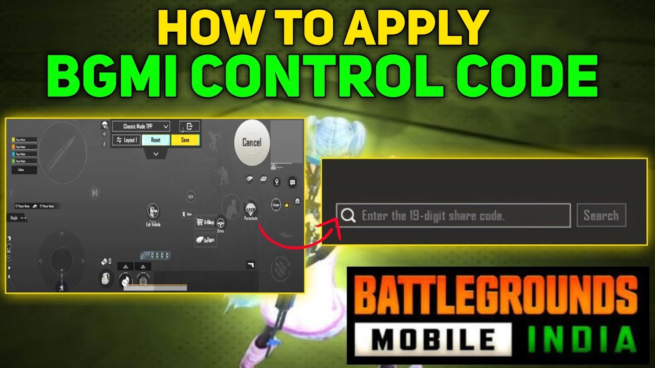 How To Apply Control Code In Bgmi Control Code Kaise Dale Bgmi Me Control Code Kaise Dale - YouTube