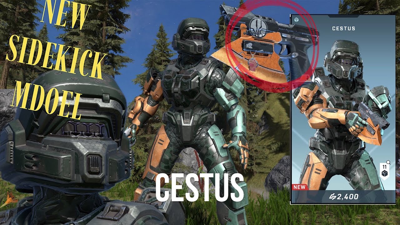 The new Sidekick has GIANT BLADE on it - Cestus - Halo Infinite Store ...