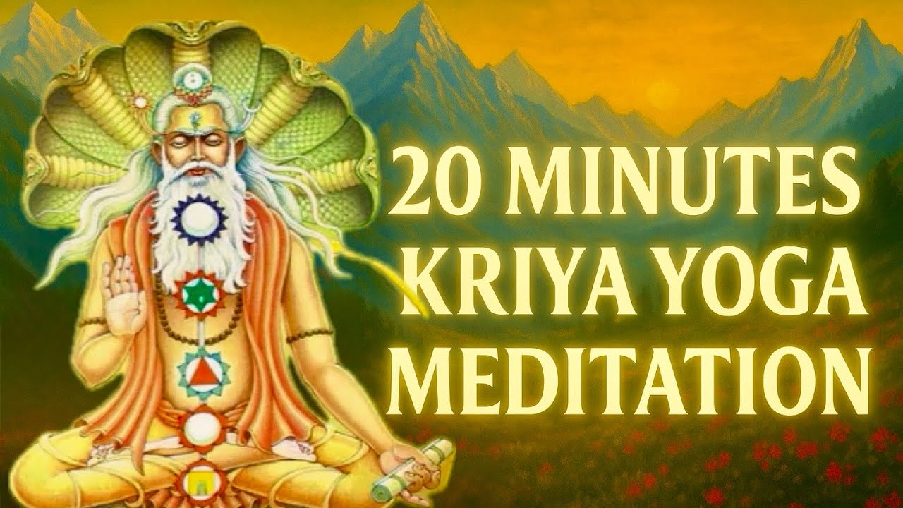 20-MINUTE KRIYA YOGA MEDITATION | HEAL PAST LIVES & RELEASE SUBTLE ...