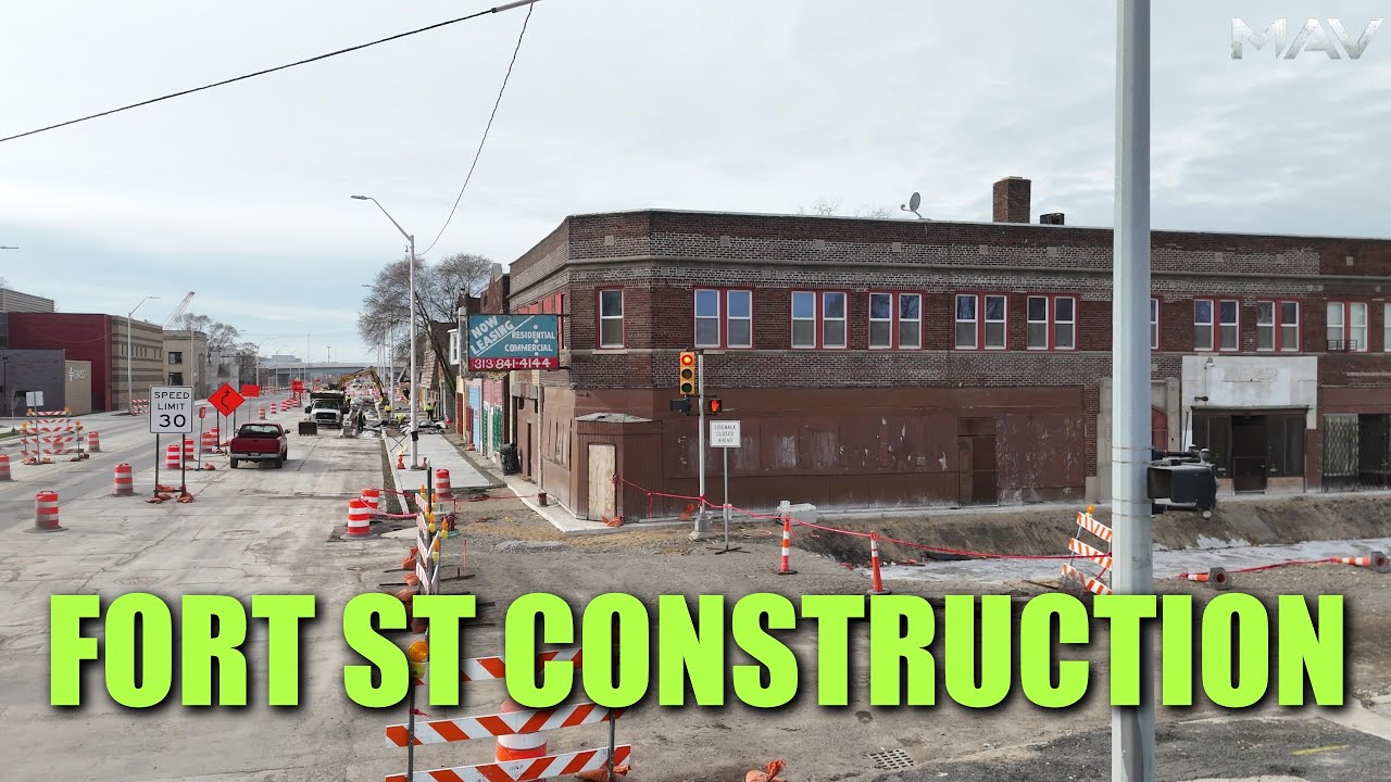 Fort St and Michigan Interchange | Gordie Howe Bridge Survol du site du ...
