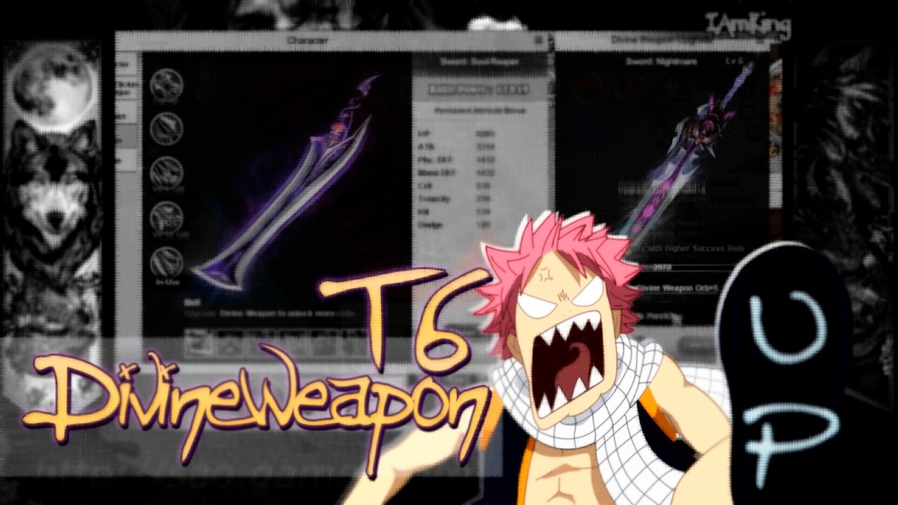 SAO's Legend - Upgrading Divine Weapon Lv 5 to Lv 6 - YouTube
