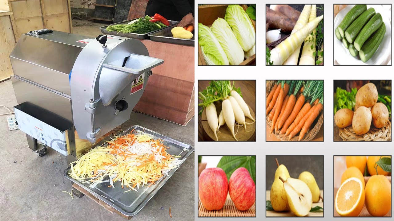 180 Single Head Cabbage Carrot Vegetable Cutter - YouTube