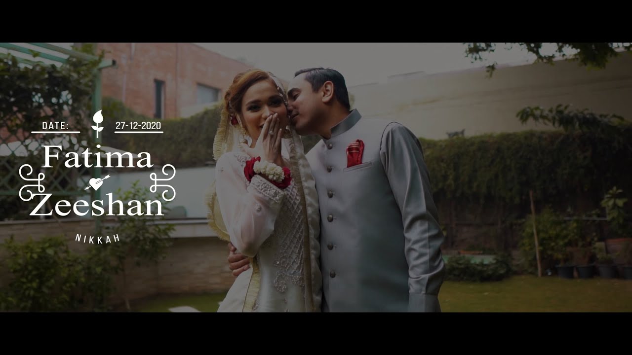 Best Nikkah Highlights | Fatima & Zeeshan - YouTube