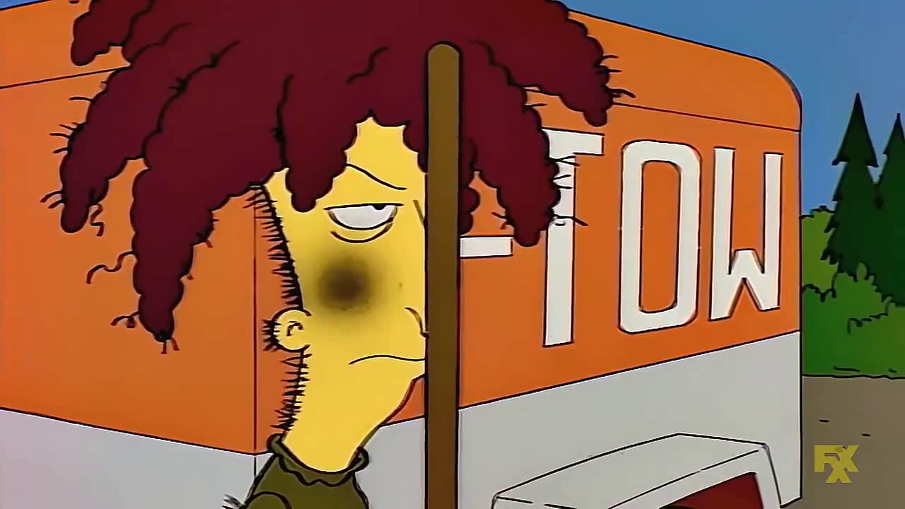 Los Simpson - 1 hora de Bob Patiño golpeado por rastrillos - YouTube