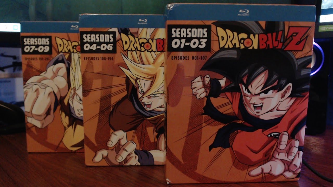 Dragon ball Z blu ray Walmart edition box sets unboxing. - YouTube